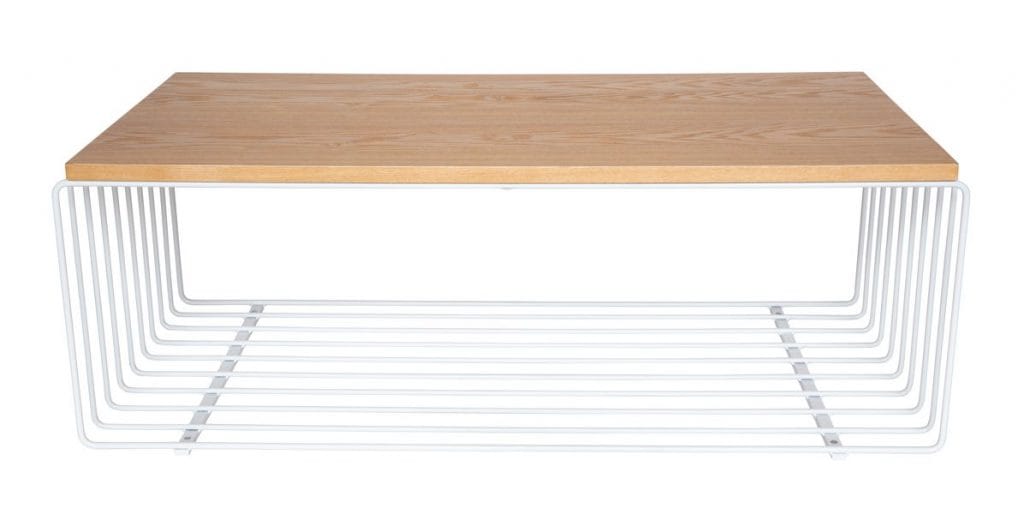 Ola Wood & Wire Coffee Table for Rent Melbourne